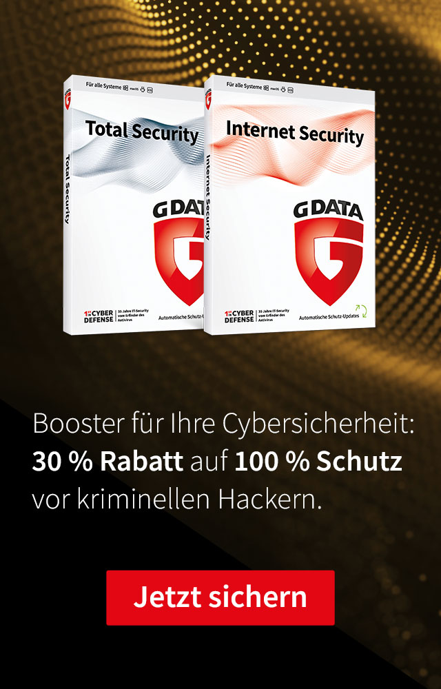 Total Security – das clevere Komplettpaket | G DATA